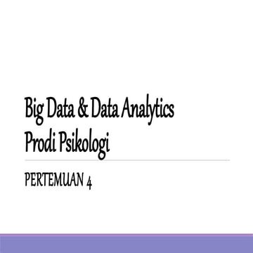 Rapid Miner Preprocessing BigData Analytics | PPTX