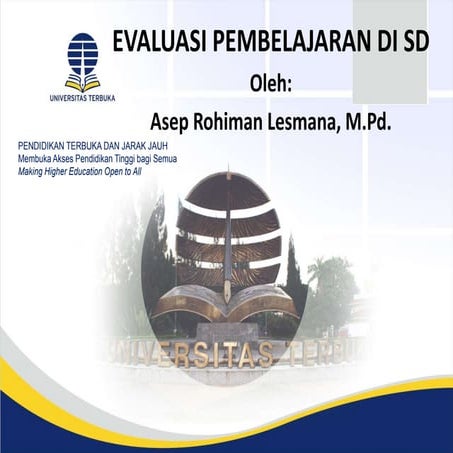PERTEMUAN 4 MATA KULIAH EVALUASI PEMBELAJARAN.pptx