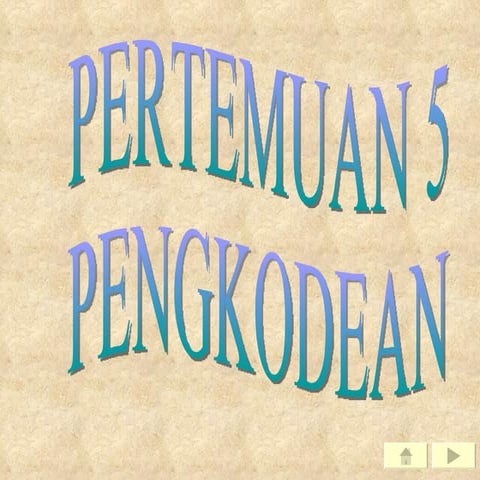 Pertemuan 5 | PPT