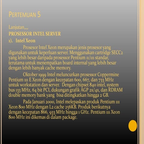 Pertemuan 5 | PPT