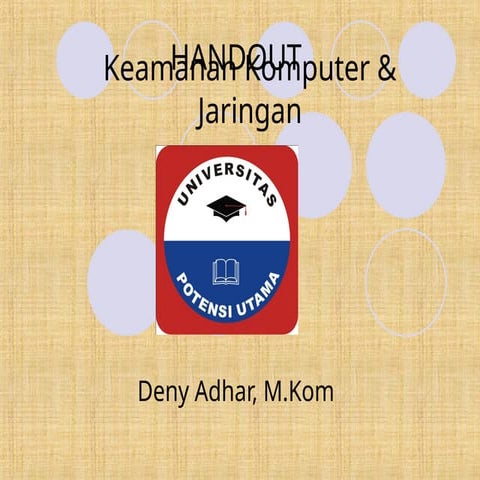 Kemanan Jaringan & komputer pertemuan5.ppt
