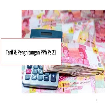 PPT PPh pasal 21 (Pajak Penghasilan pasal 21) | PPTX
