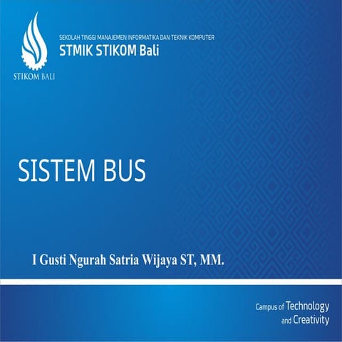 Sistem bus komputer | PPTX