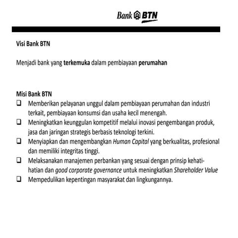 Analisis visi misi pt telkom tbk | PDF