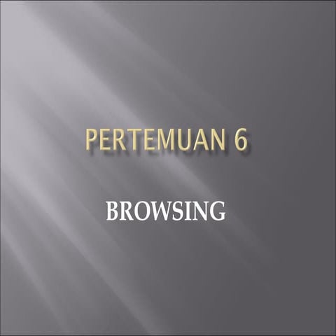 Pertemuan 6 | PPT