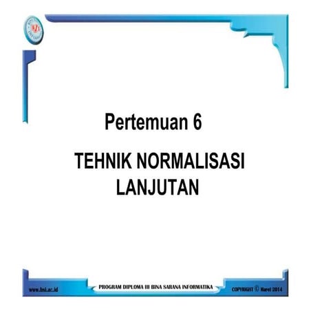 Pertemuan 6 | PDF