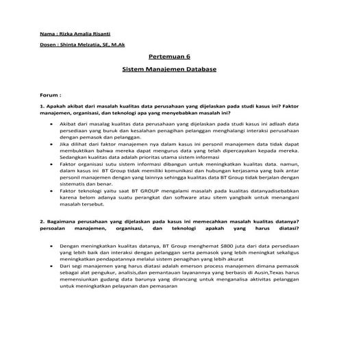 Pertemuan 6 Rizka Amalia Risanti | PDF
