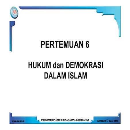 Pertemuan 6 [compatibility mode] | PPT