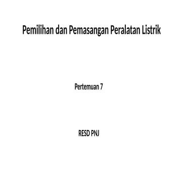 Pemilihan dan Pemasangan Peralatan Listrik untuk Sistem PV: Komponen ...