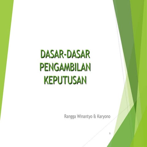pertemuan 7 - Pengambilan Keputusansdfsdf sdfsdfsd sdf.ppt