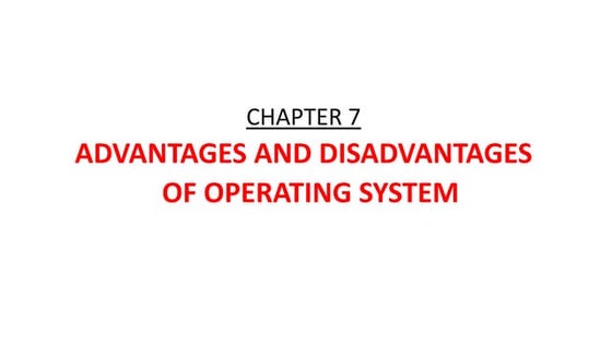 Batch operating system | PPTX | Operating Systems | Computer Software and Applications