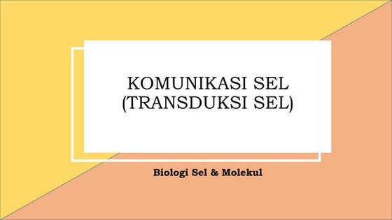 Komunikasi sel | PPT