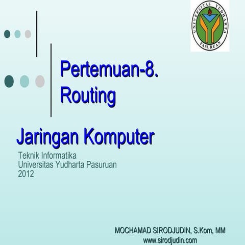 routing | PPT