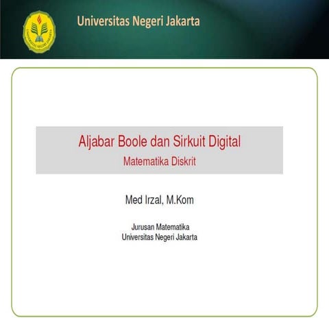Matematika Diskrit (9) | PPTX