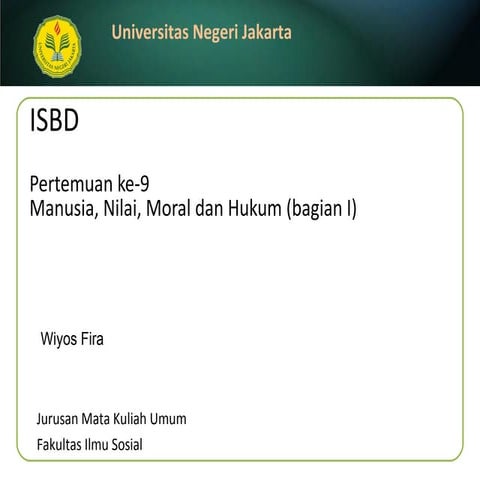 Pertemuan 9 | PPT