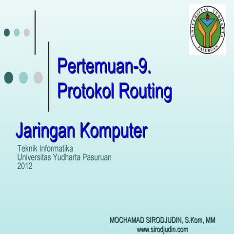 protokol routing | PPT