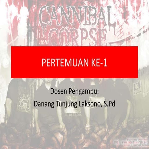 Pertemuan 1 | PPT