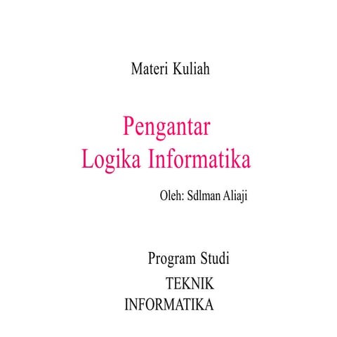 Pengantar dan pengertian Logika dalam pemrograman.pptx