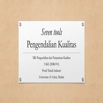 Seven tools | PDF
