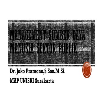 Management SDM New Model dengan Pendekatan Karakter | PPTX