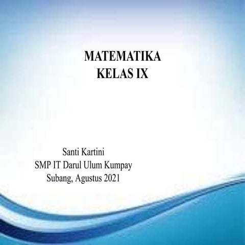 Pertemuan Ke-4 Kelas IX Darul Ulum.pptx