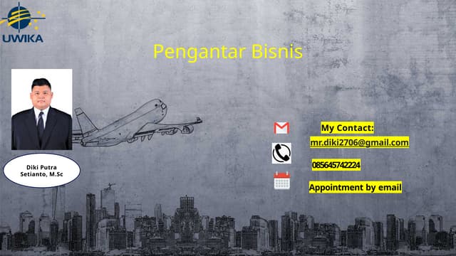 Materi Pengantar Bisnis PowerPoint Terbaru | PPTX