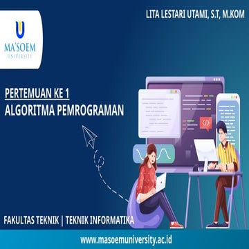 PERTEMUAN KE 1_(ALGORITMA) VERSI 2................. | PPTX