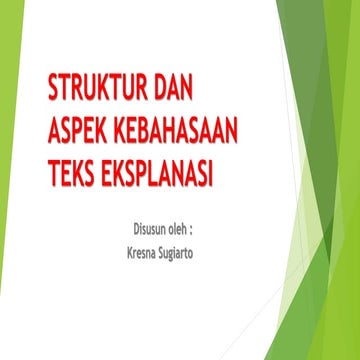 Pertemuan ke 4, Teks Eksplanasi.pptx