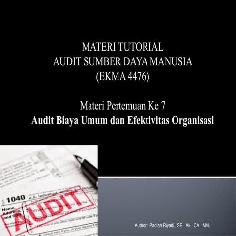 Pertemuan ke 7 | PPT