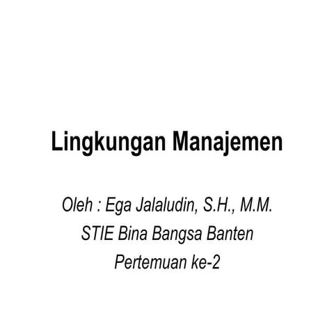 Pertemuan kedua | PPT