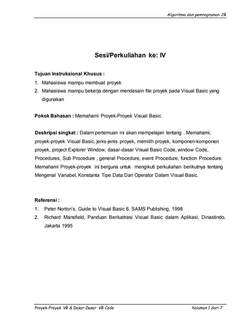 Identifikasi Dan Desain Proses | DOC