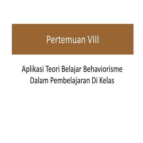 Pertemuan 8 | PPTX
