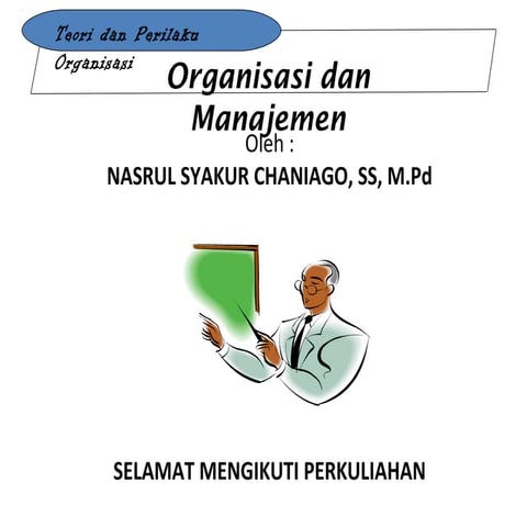 Pertemuan v organisasi dan manajemen | PPT