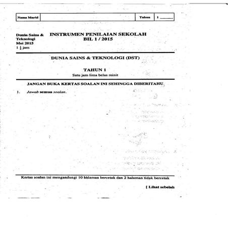 Pertengahan tahun 2015 t1 - dst | PDF