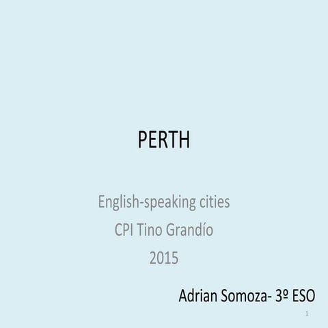 Perth | PPT