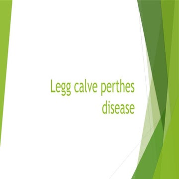 Perthes disease | PPTX