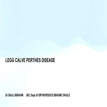 Classification perthes Disease | PDF
