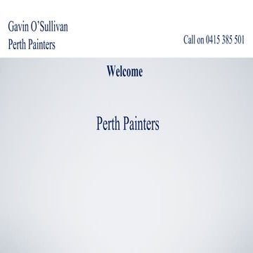 Perth Painters | PPT