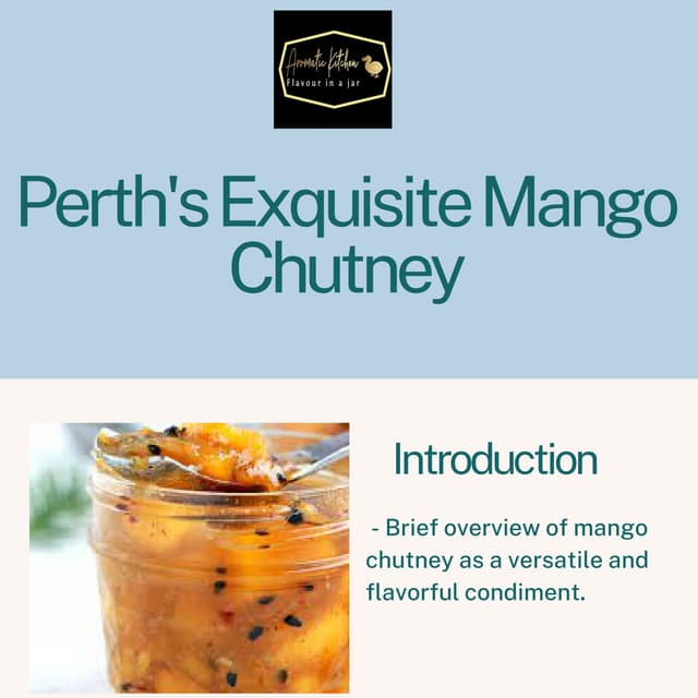 Perth's Exquisite Mango Chutney.pdf