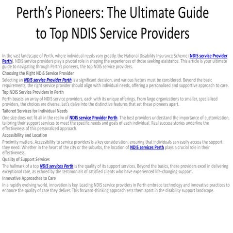 Step-by-Step Guide to NDIS Provider Application and Registration ...