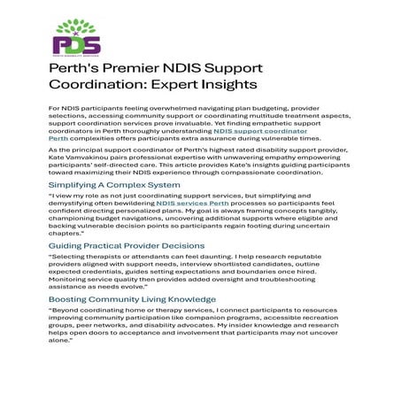 Perth's Premier NDIS Support Coordination.pdf