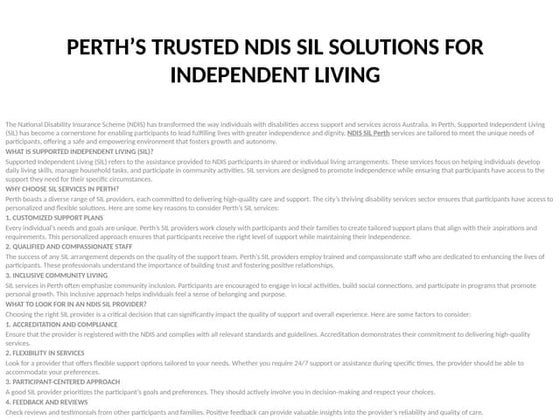 Navigating NDIS Supported Independent Living Your Path to Empowerment.pptx