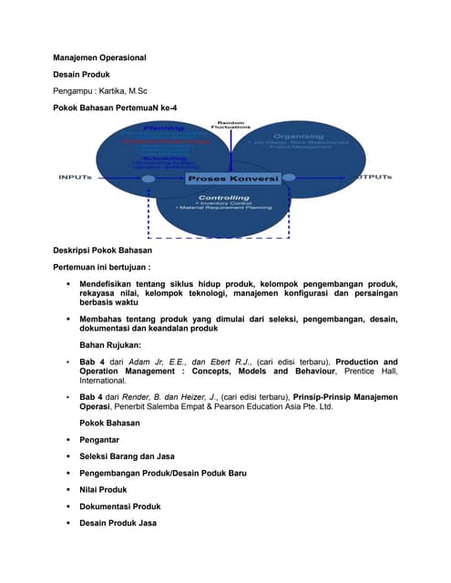 Perencanaan dan pengembangan produk | PPTX