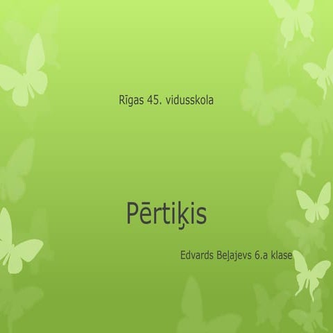 Pērtiķis | PPTX