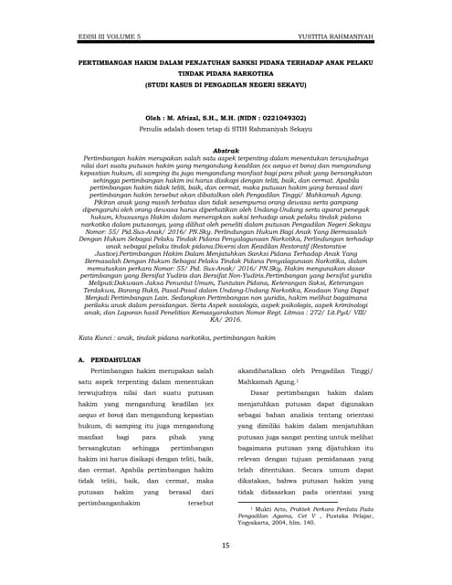 SLIDE PRESENTASI SISTEM PERADILAN PIDANA ANAK | PPT