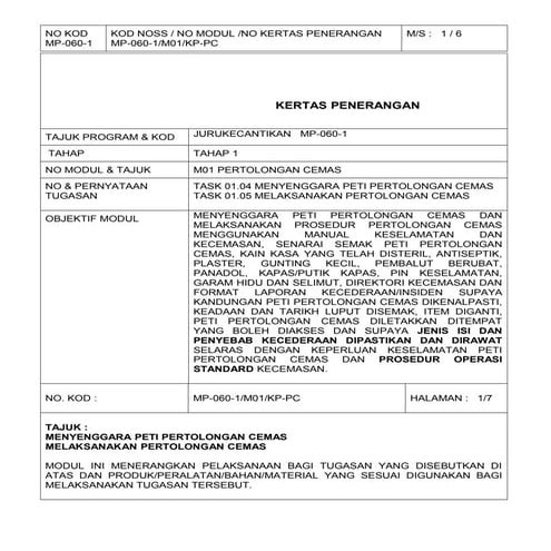 Pertolongan Cemas (First Aid) | PDF