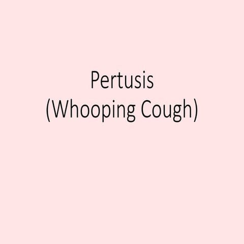 Comprehensive Overview of Pertussis (Whooping Cough): Causes, Symptoms ...