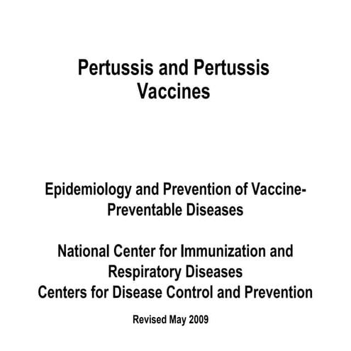 Pertussis and Pertussis Vaccine -Childern.ppt
