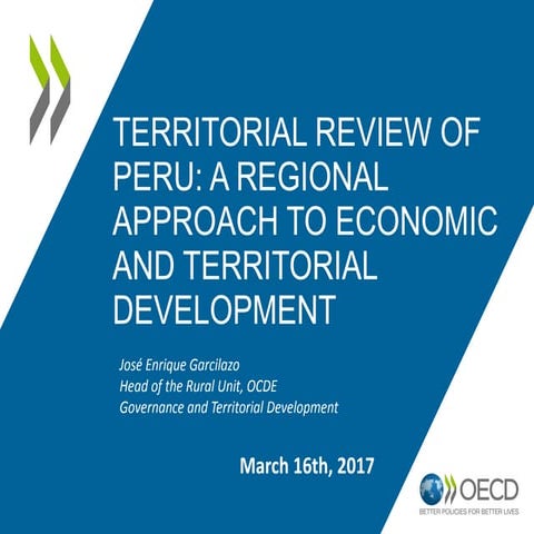 Peru: A regional apparoach to territorial development | PPT