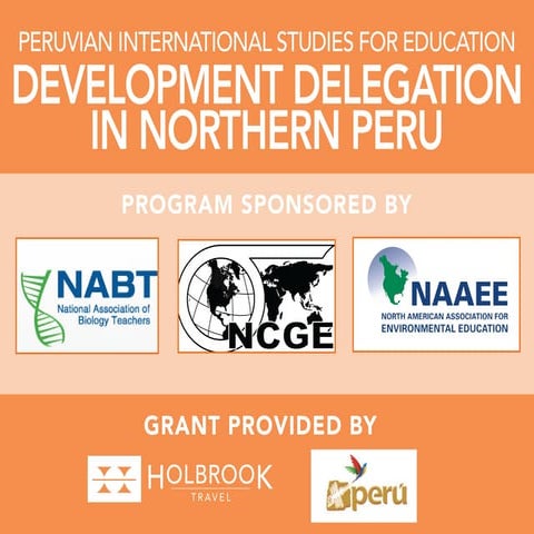 Peru delegation introduction slides naaee - ncge - nabt | PPT